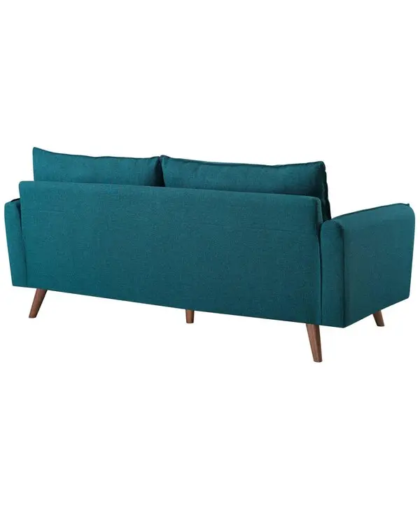 MODWAY Revive Upholstered Fabric Sofa - Teal