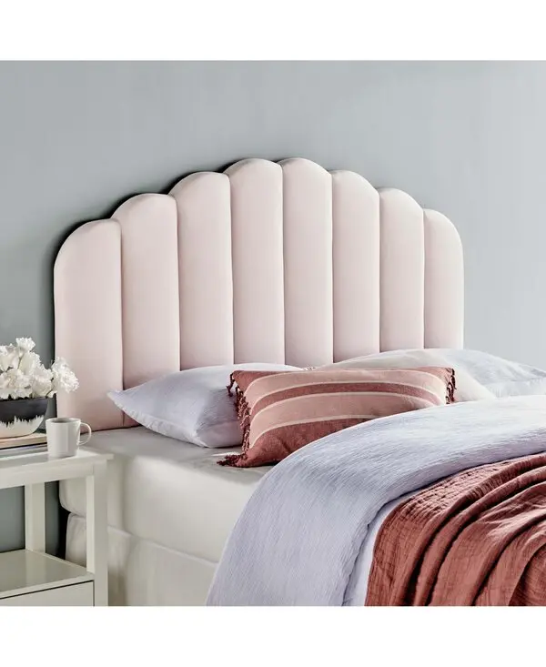 MODWAY Veronique Performance Velvet Headboard - Pink