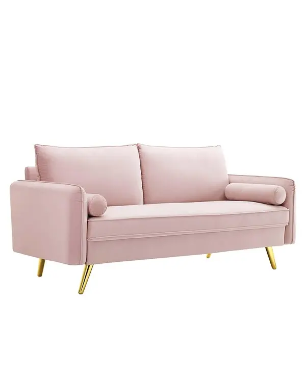 MODWAY Revive Performance Velvet Sofa - Pink