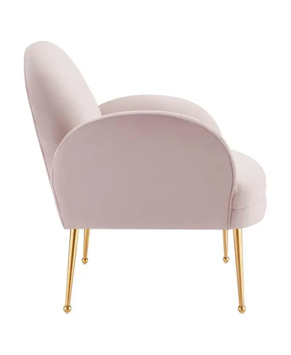 MODWAY Transcend Performance Velvet Armchair - Pink