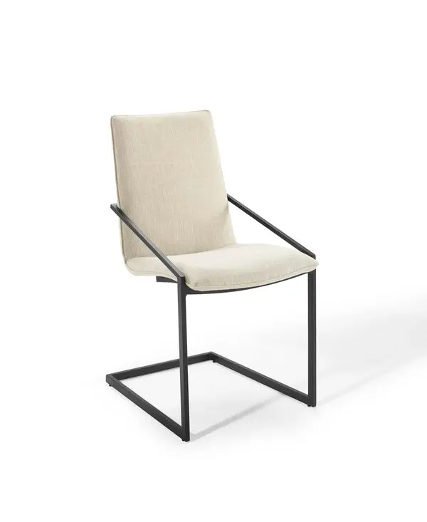 MODWAY Pitch Upholstered Fabric Dining Armchair, Set Of 2