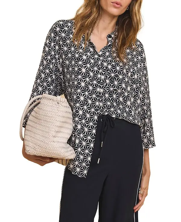 Mint Velvet Geometric Print Resort Shirt