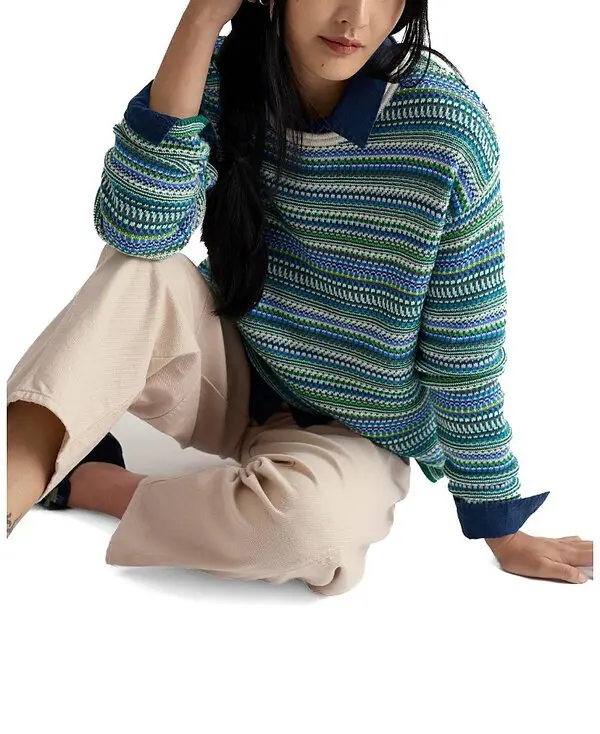 SEASALT CORNWALL Betony Striped Sweater