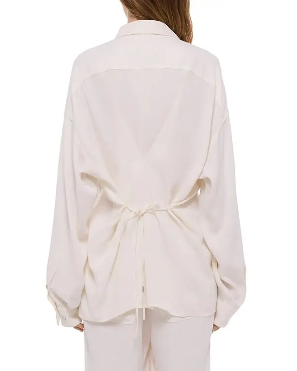 Helmut Lang Soft Cinched Shirt - Ivory