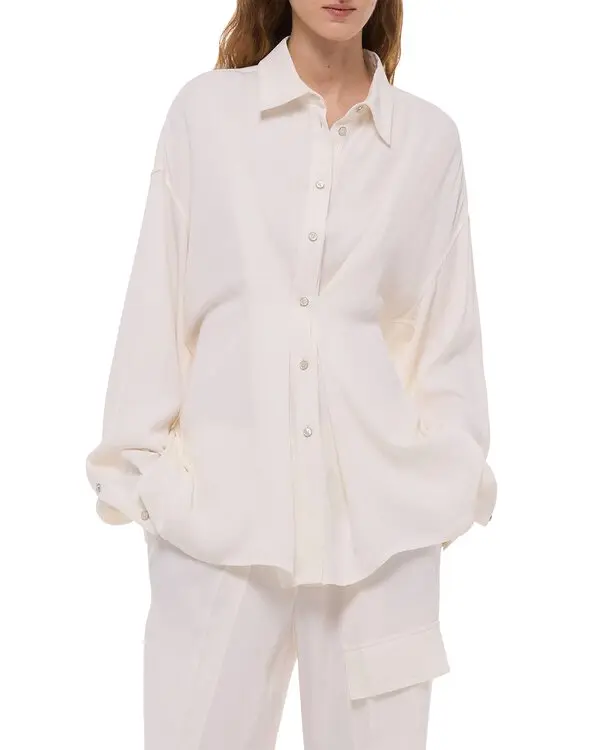 Helmut Lang Soft Cinched Shirt - Ivory