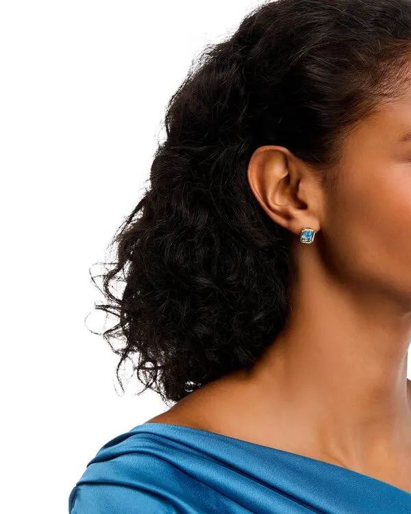 Bloomingdale'S Topaz Stud Earrings In 14k Yellow Gold