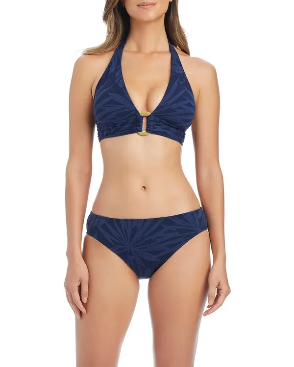 Bleu Rod Beattie Banded Halter Bikini Top