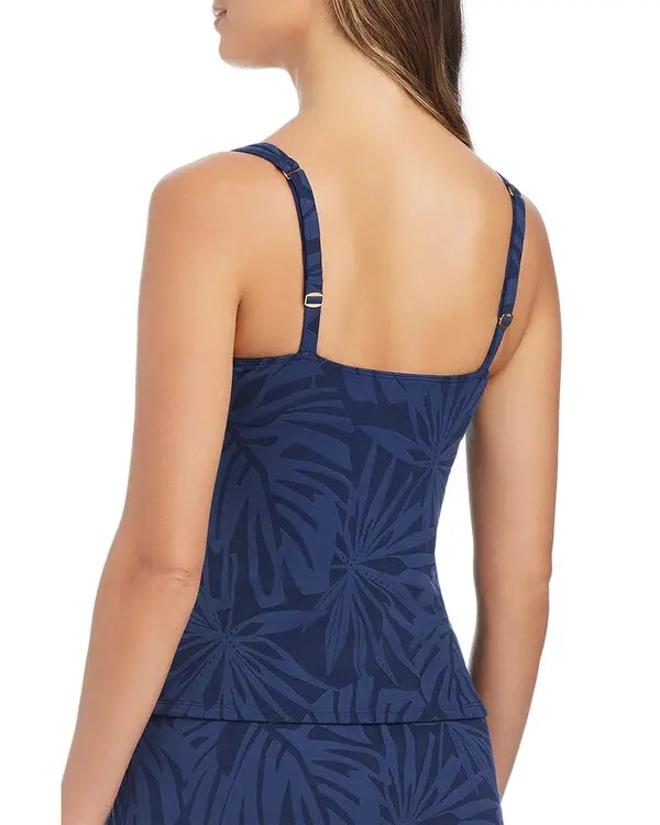 BLEU BY ROD BEATTIE Square Neck Tankini Top - Midnight