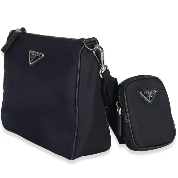 Prada Re-nylon And Saffiano Leather Trim Shoulder Bag