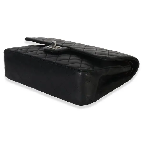 Chanel Quilted Lambskin Classic Flap Bag - Black