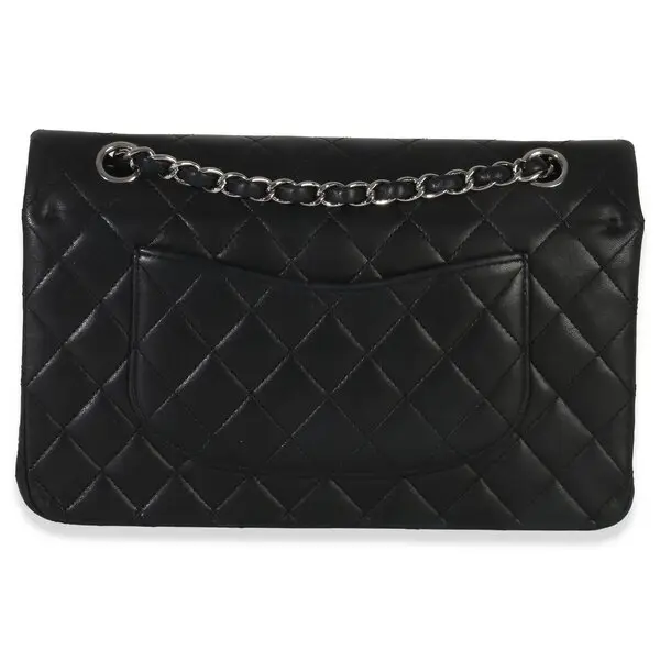 Chanel Quilted Lambskin Classic Flap Bag - Black