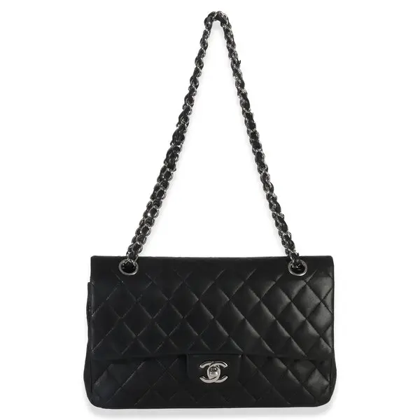 Chanel Quilted Lambskin Classic Flap Bag - Black