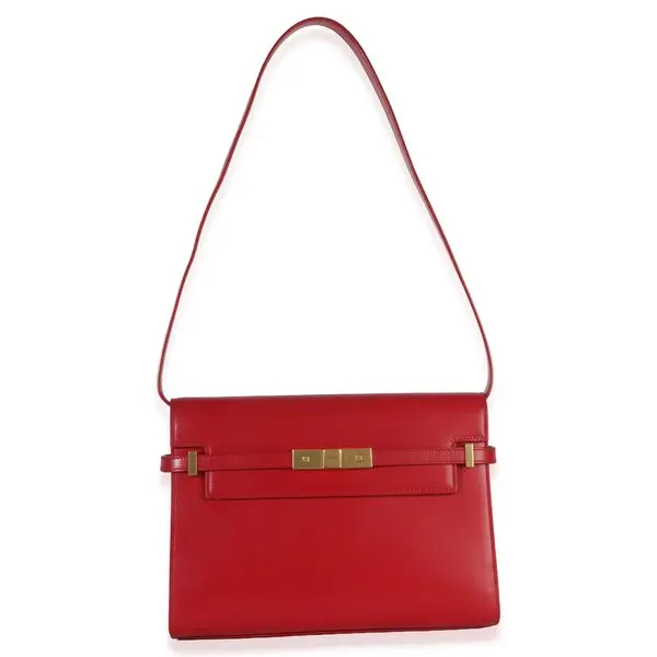 Saint Laurent Calfskin Manhattan Shoulder Bag