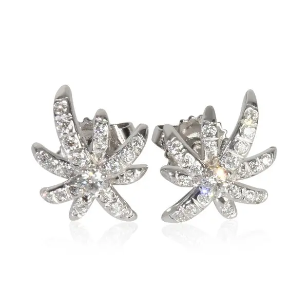 Tiffany & Co. Diamond Fireworks Earrings - Platinum
