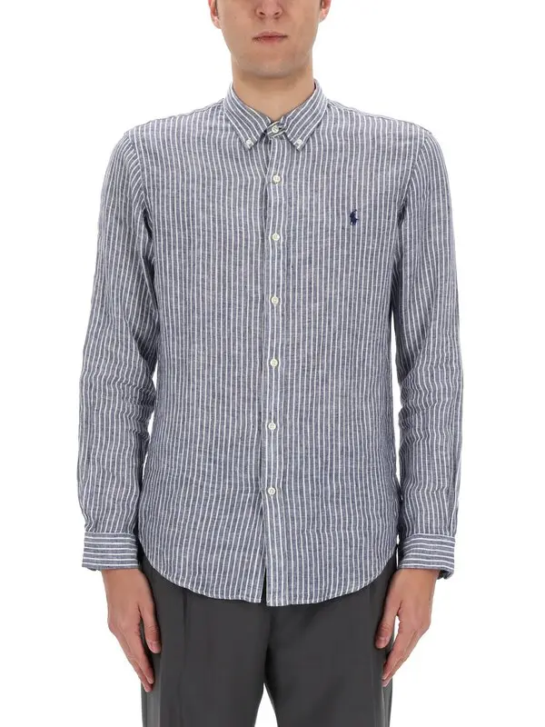 Polo Ralph Lauren Shirt With Logo - Blue