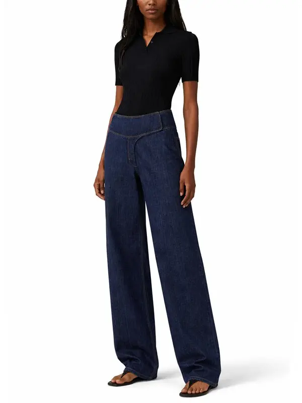 AMI Paris Belted Balloon Fit Jeans