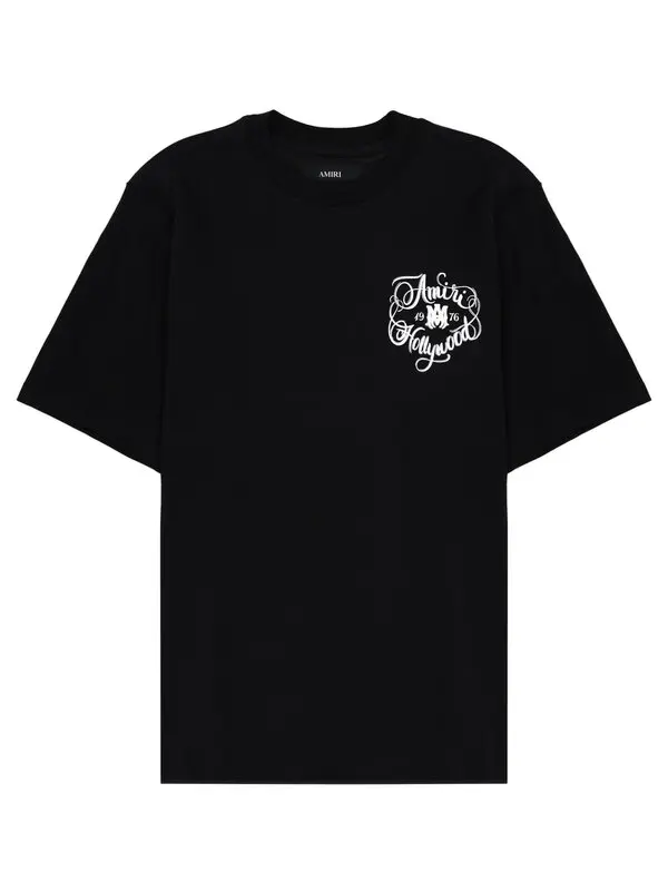 Amiri Hollywood" T-shirt - Black