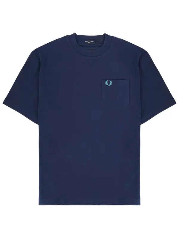 Fred Perry T-shirt With Logo - Blue