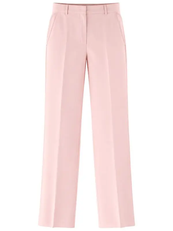 Max Mara Straight "quasar" Pants - Pink