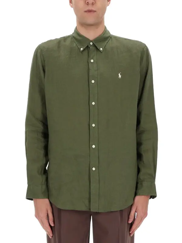 Polo Ralph Lauren Shirt With Logo - Green