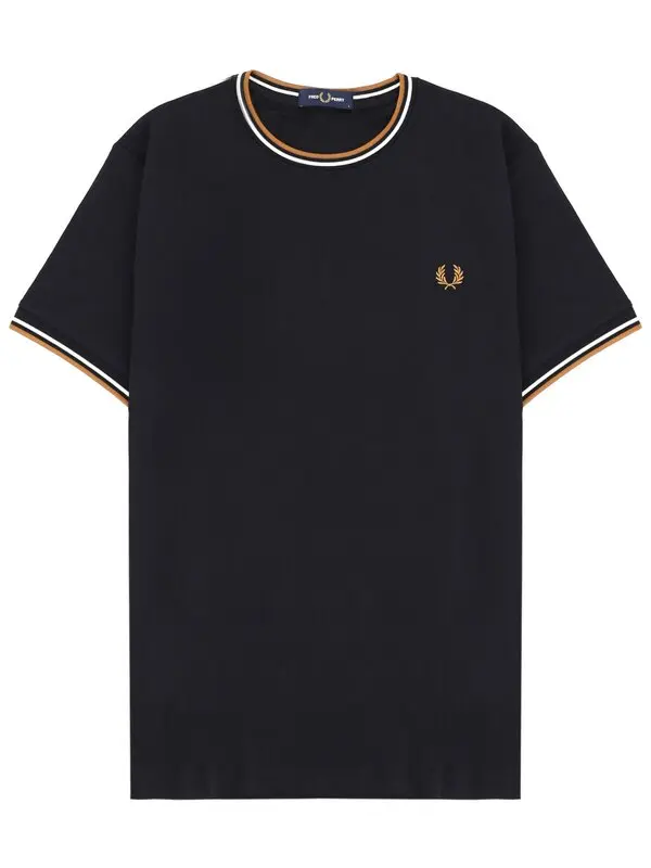 Fred Perry T-shirt With Logo - Black