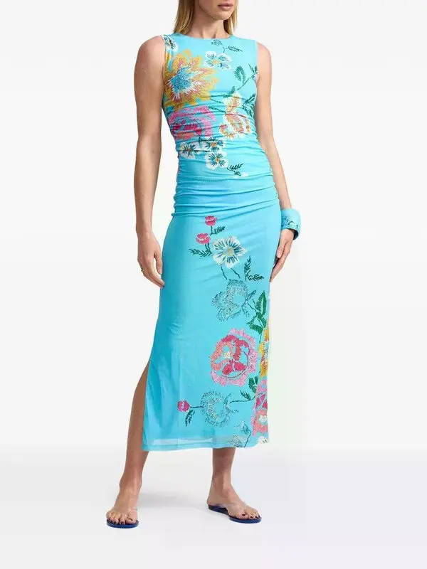 ASTON STUDIO Ariel Floral Midi Dress
