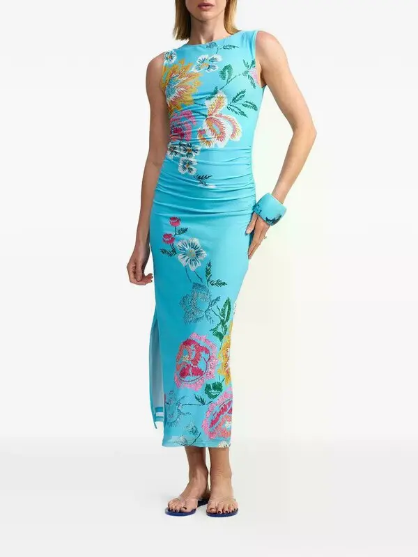 ASTON STUDIO Ariel Floral Midi Dress