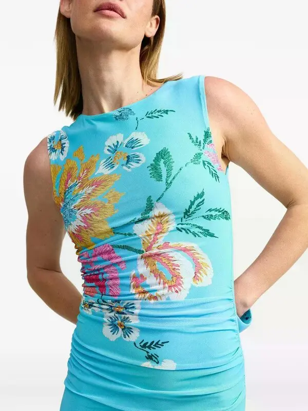 ASTON STUDIO Ariel Floral Midi Dress