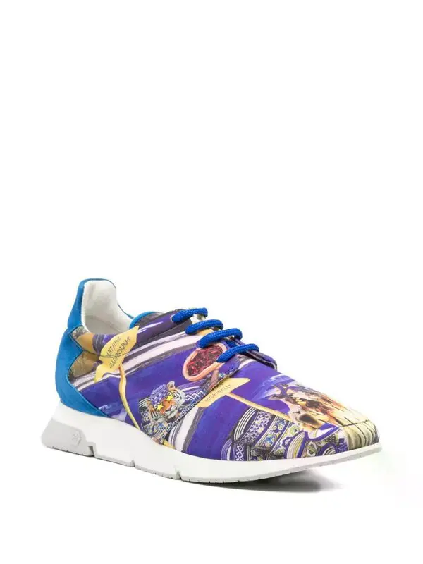 The Artistylist Jardin Majorelle Printed Sneakers