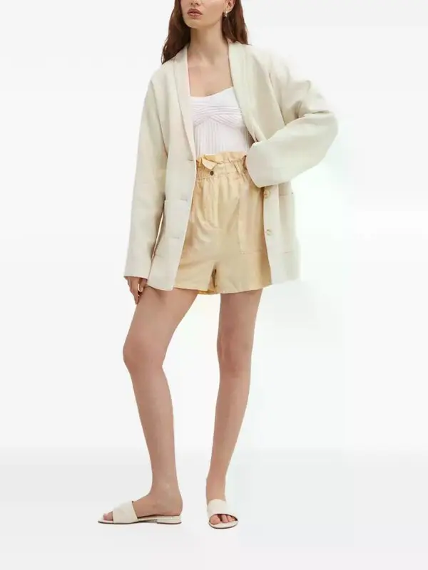 LA PETITE FRANÇAISE Voyelle Button Pocket Cardigan