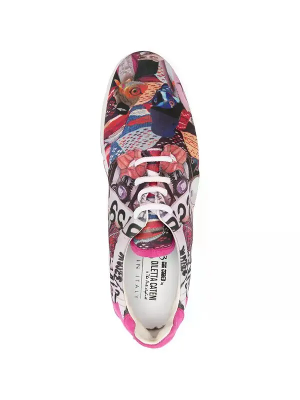 The Artistylist Printed Low Top Sneakers