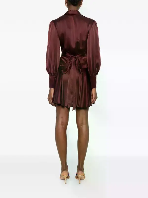 Zimmermann Wrap-draped Mini Dress