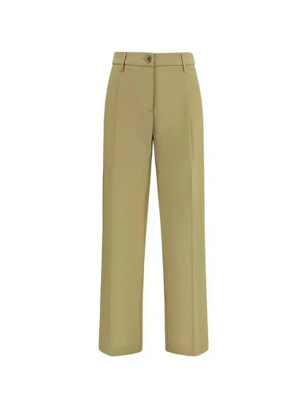 CRUNA Cora Pleated Trousers - Green