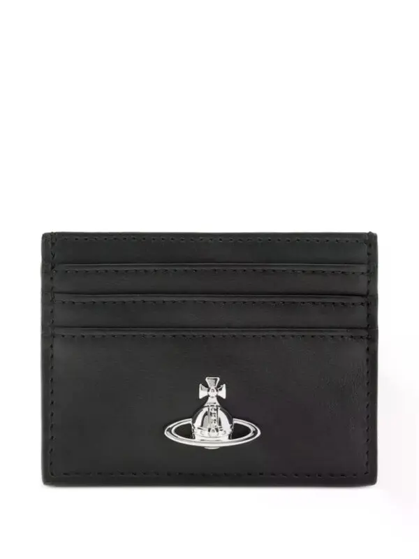VIVIENNE WESTWOOD Orb-plaque Card Holder - Black