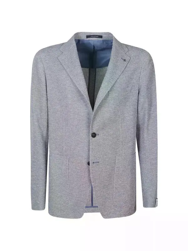 Tagliatore Notched-lapel Blazer - Blue