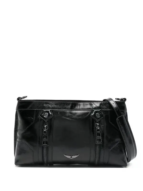 Zadig&Voltaire Patent Leather Shoulder Bag - Black