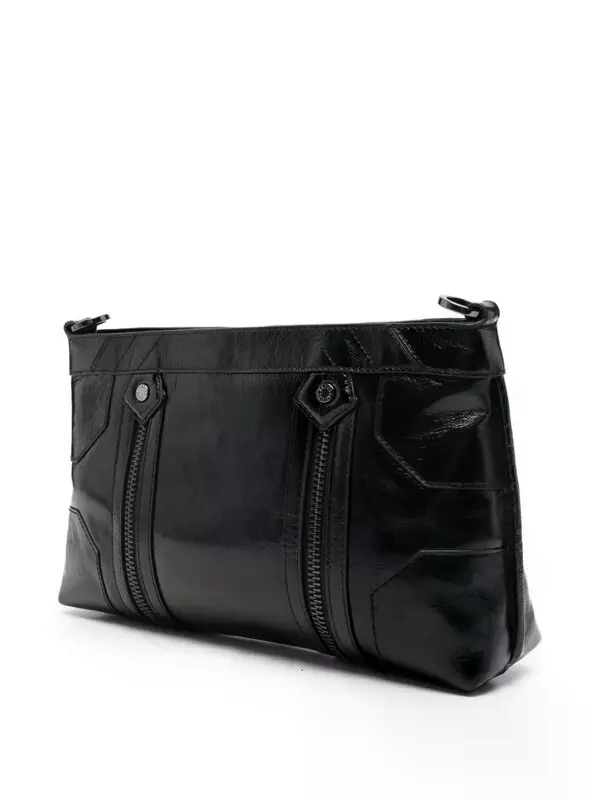 Zadig&Voltaire Patent Leather Shoulder Bag - Black
