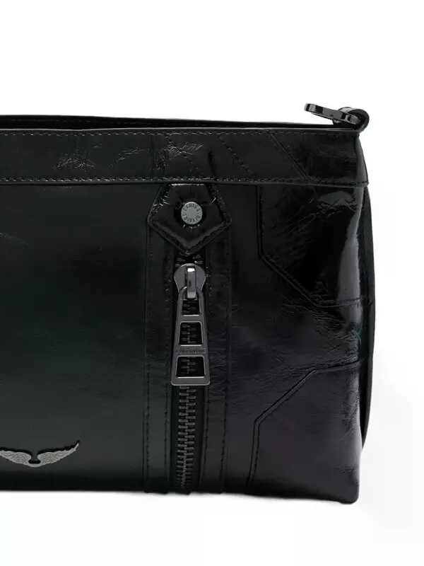 Zadig&Voltaire Patent Leather Shoulder Bag - Black
