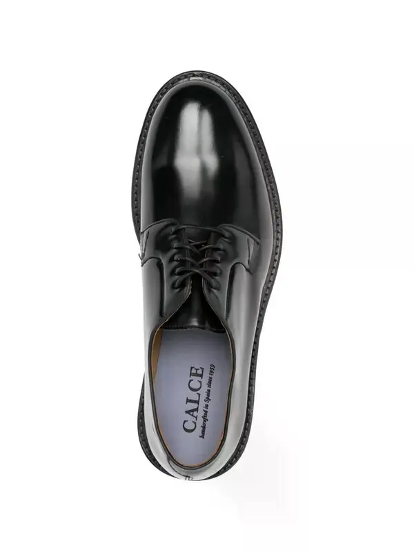 CALCE Lace-up Flat Derby Shoes