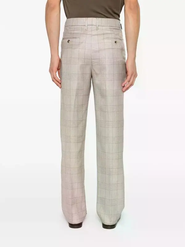 Jacob Cohen Lucas Checked Pleated Trousers