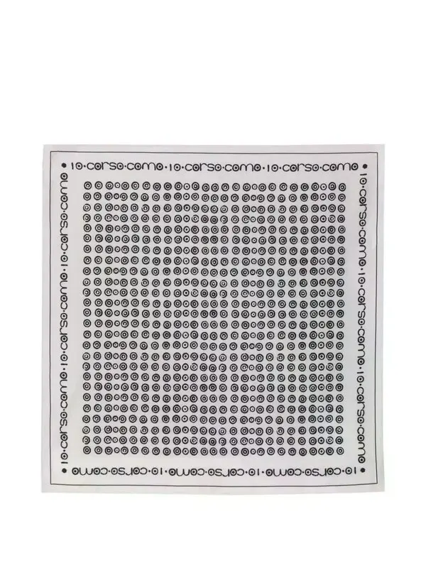 10 CORSO COMO Spot Pattern Scarf
