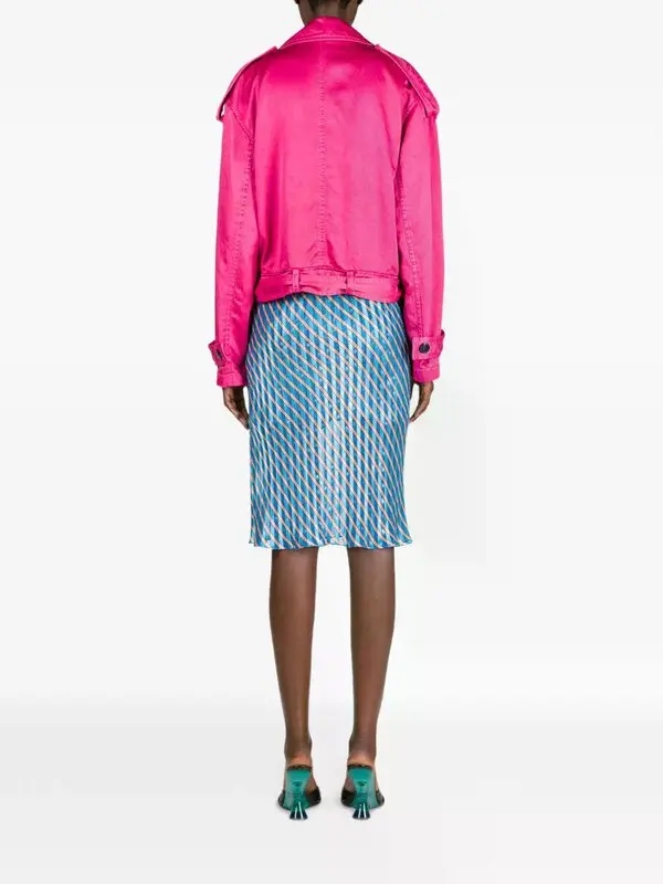 Dries Van Noten Overdyed Biker Jacket