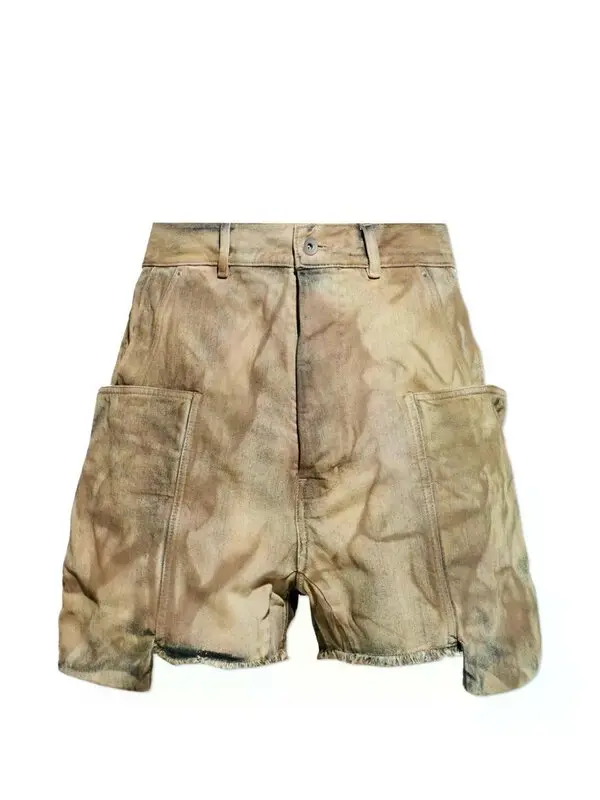 Rick Owens Frayed Pocket Shorts