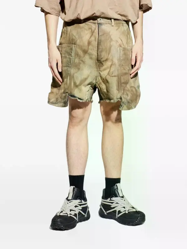 Rick Owens Frayed Pocket Shorts