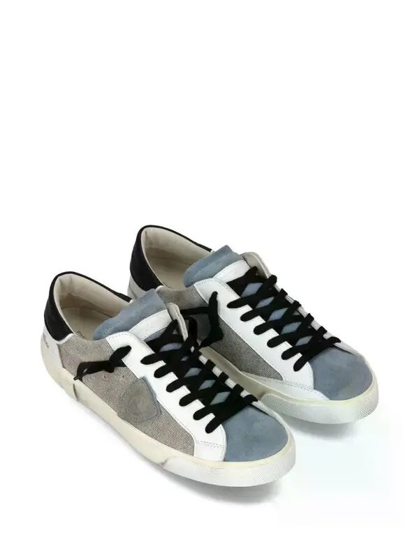 Philippe Model Prsx Low Panelled Sneakers - Brown