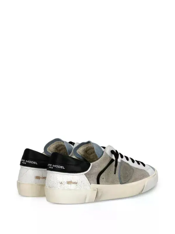 Philippe Model Prsx Low Panelled Sneakers - Brown