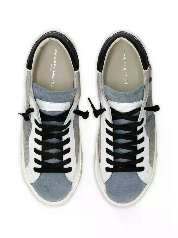 Philippe Model Prsx Low Panelled Sneakers - Brown
