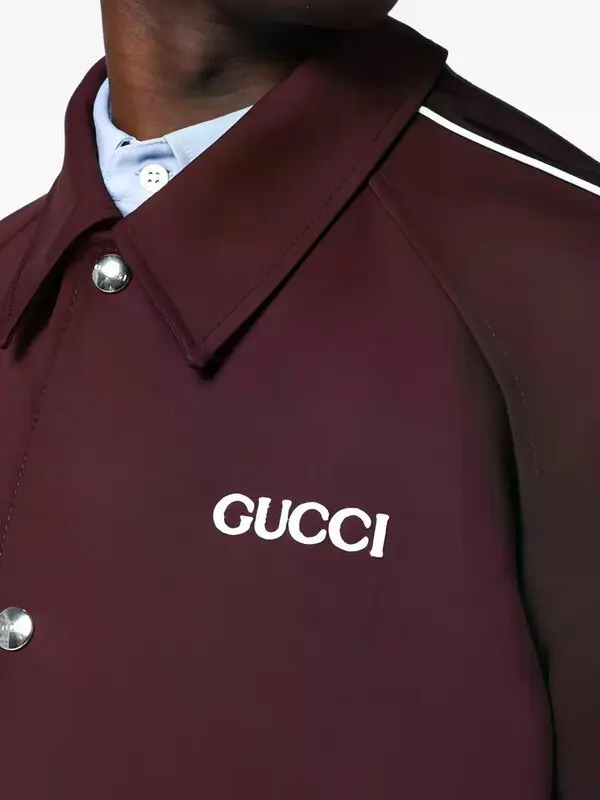 Gucci Logo-embroidered Bomber Jacket