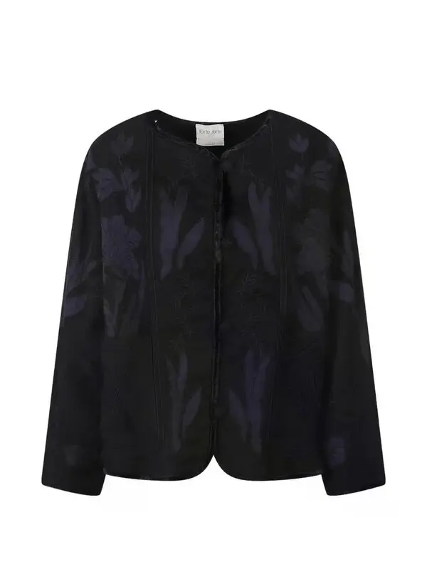 FORTE_FORTE Iris Velvet Floral Jacket