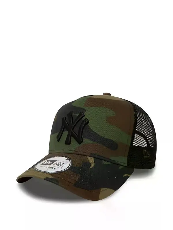 New Era Camouflage-printed Logo Cap - Black